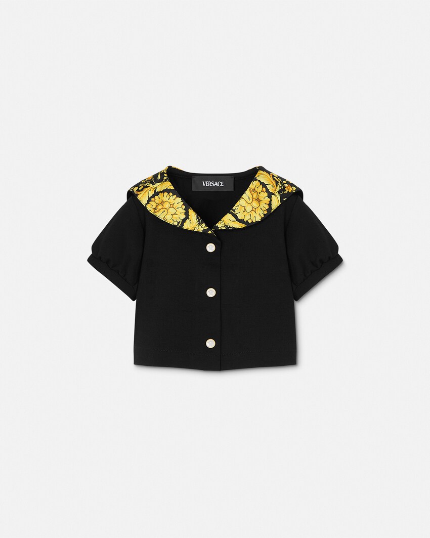 Barocco Sailor Kids Shirt | VERSACE