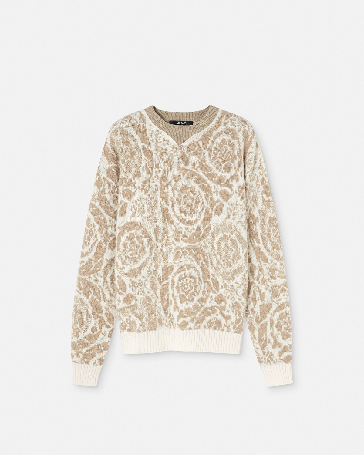 Versace Barocco Knit Sweater | VERSACE