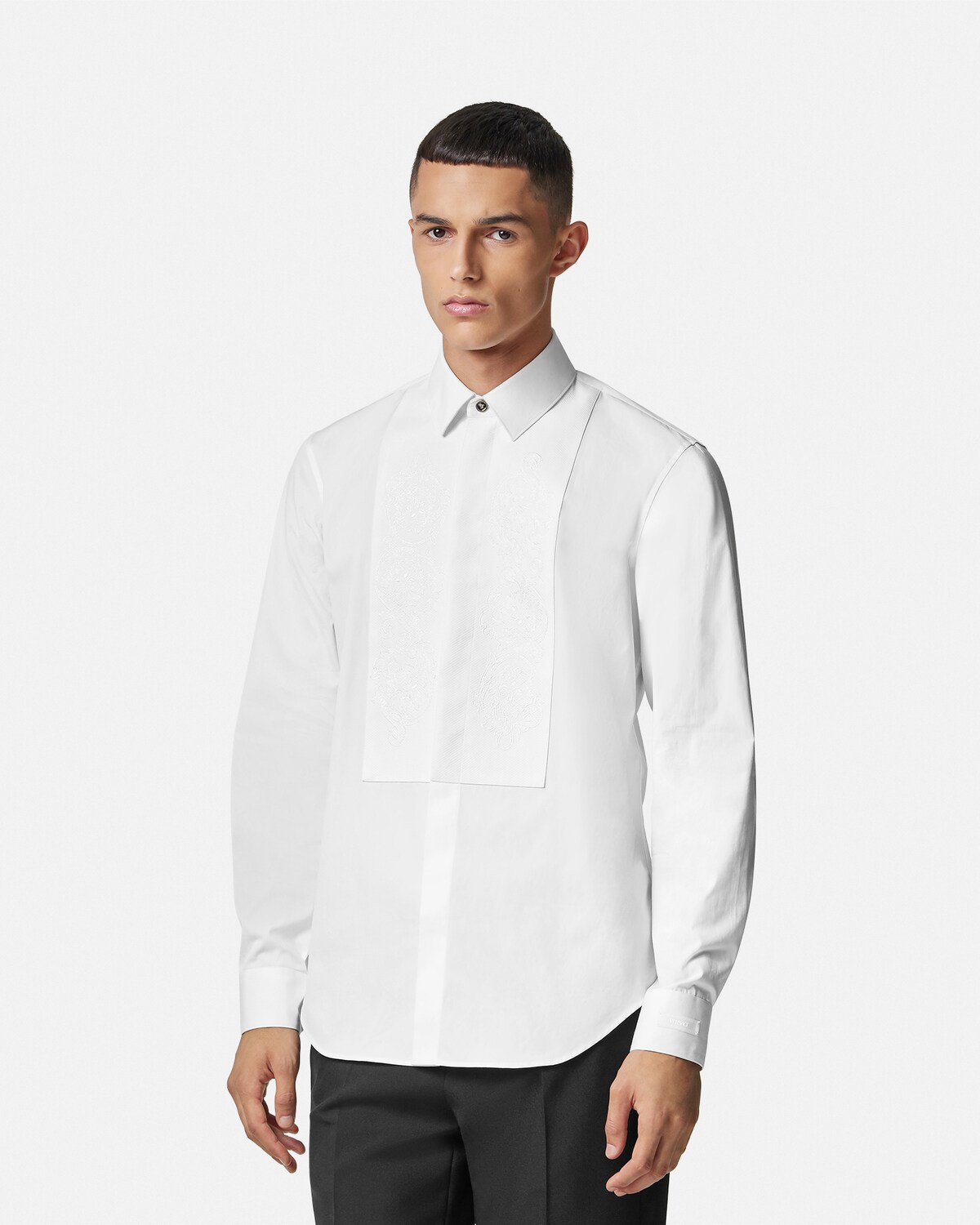 Camisa formal Barocco Blanco | VERSACE MX
