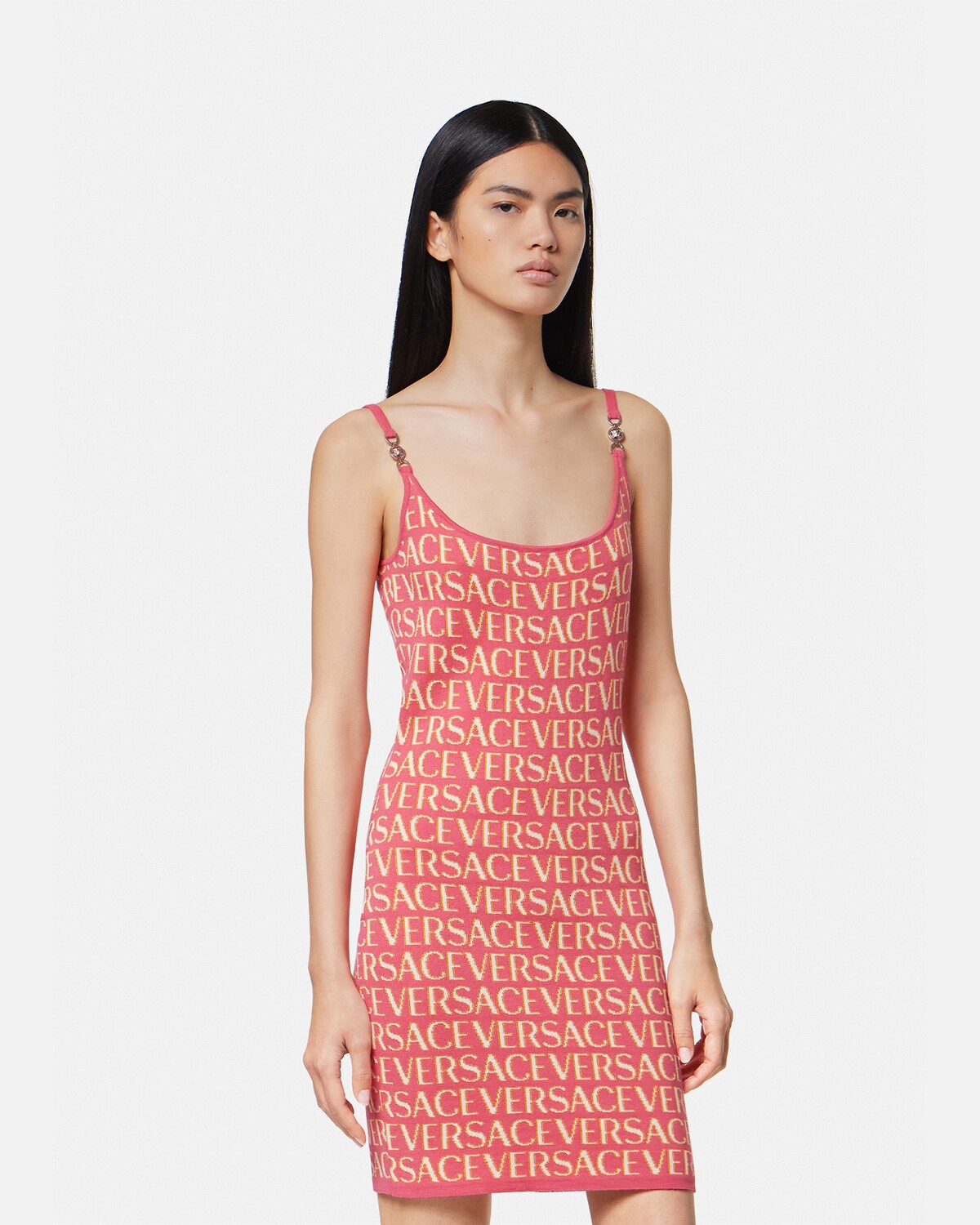 Versace Versace Allover Knit Mini Dress for Women | Online Store EU