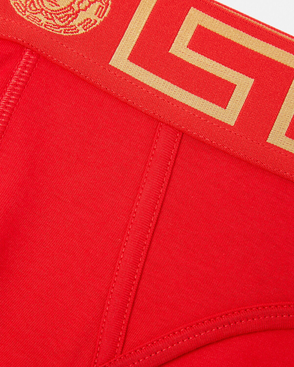 Calzoncillos Slip Con Borde De Greca Rojo VERSACE MX calzoncillos-slip-con-borde-de-greca-rojo-versace-mx