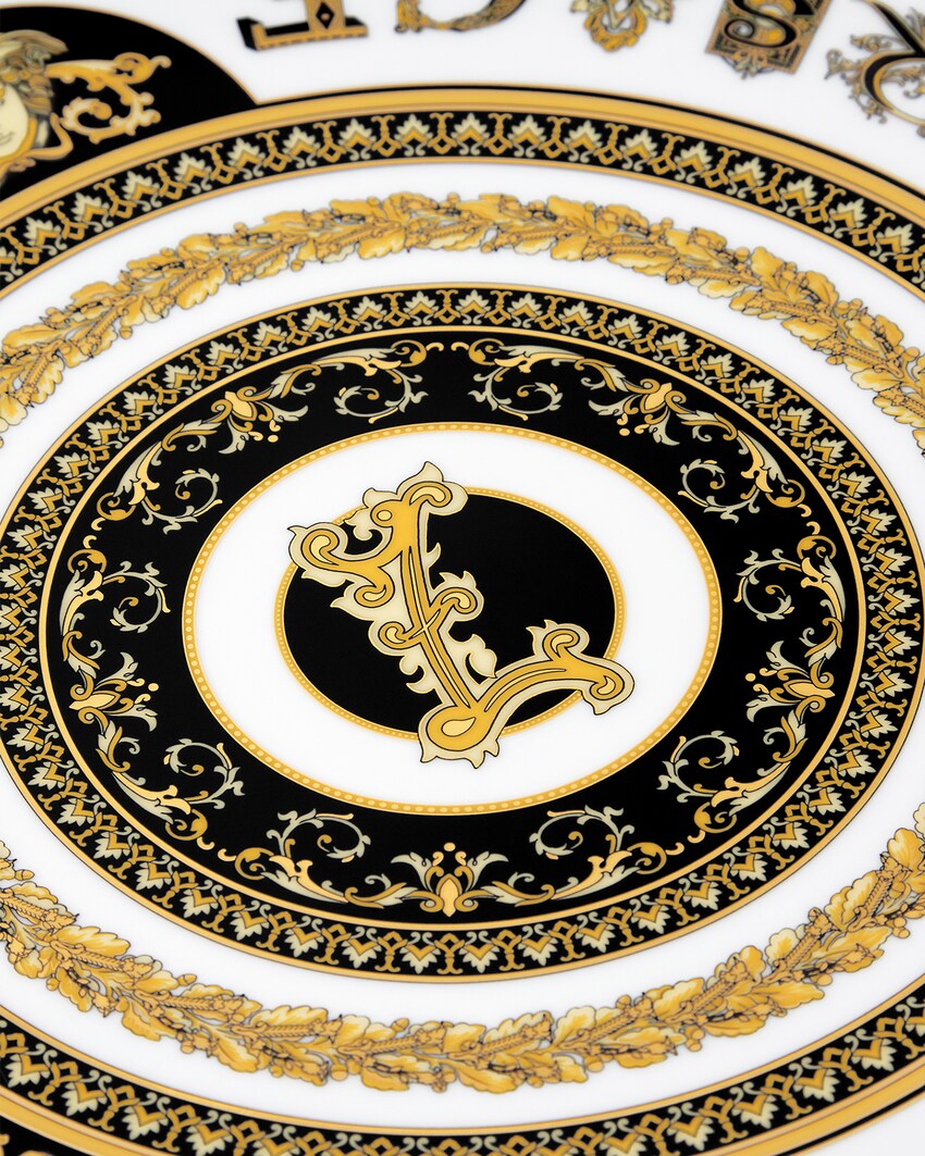 Virtus Alphabet-Platzteller Z 33 cm Gemustert | VERSACE DE