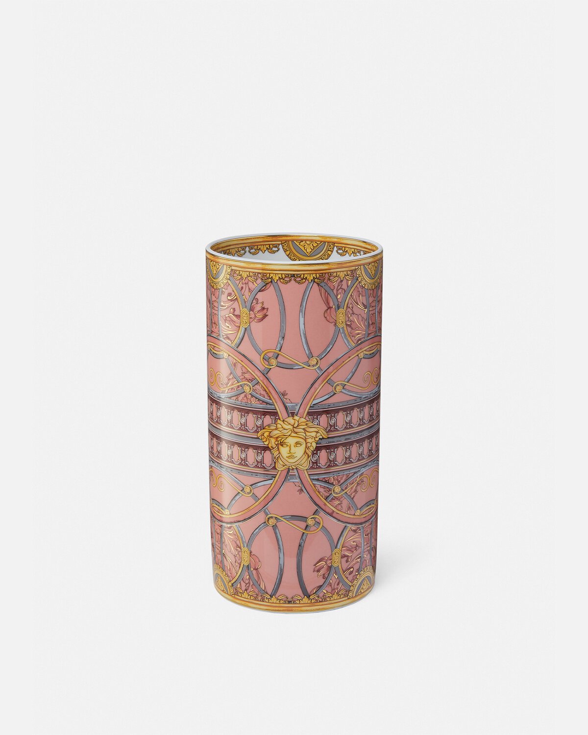 Scala del Palazzo Rosa Vase 24 cm Pink | VERSACE AU Scala del Palazzo Rosa Vase 24 cm Pink | VERSACE AU