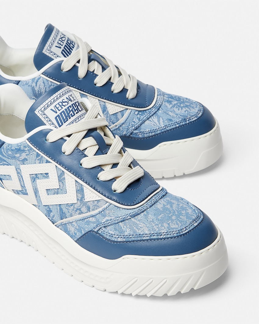 Greca Odissea Sneakers Blue | VERSACE