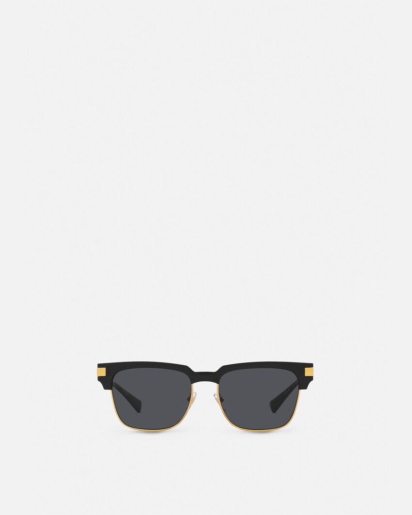 Greca Sunglasses Black | Versace GB