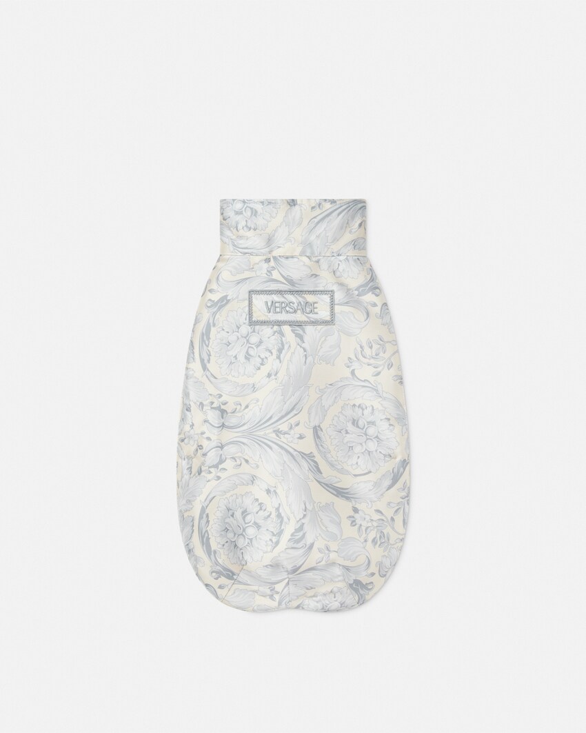 Barocco Dog Raincoat Print | VERSACE TH
