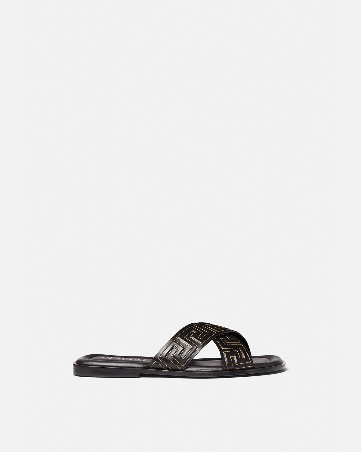 Greca Sandals Black | VERSACE