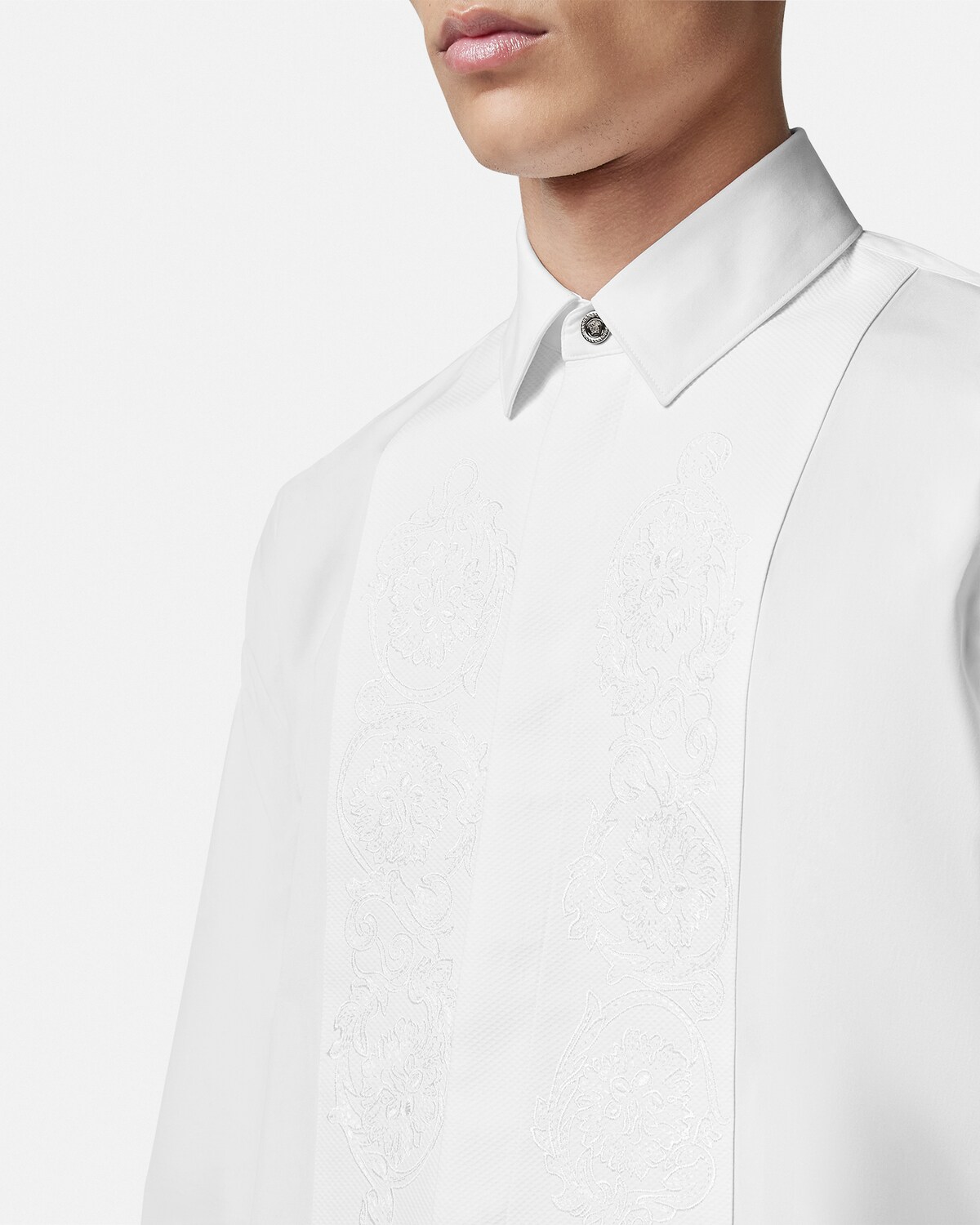 Camisa formal Barocco Blanco | VERSACE MX