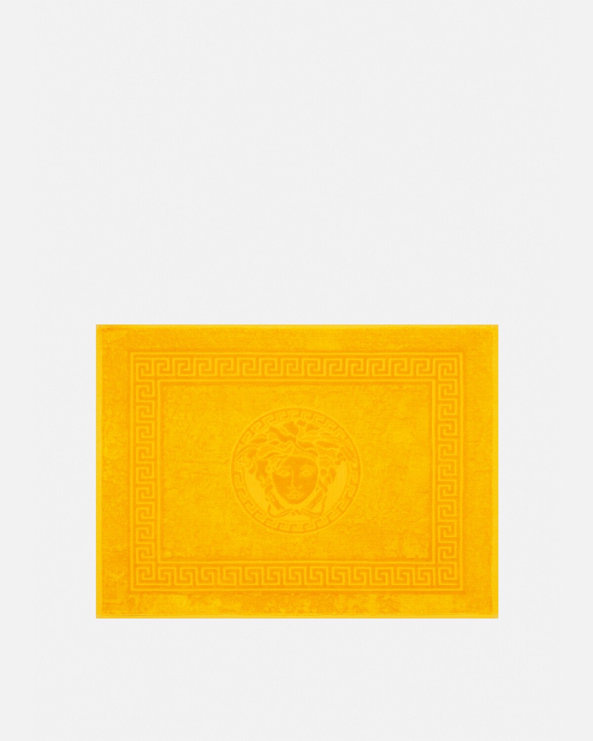 Medusa Bath Mat Yellow | VERSACE