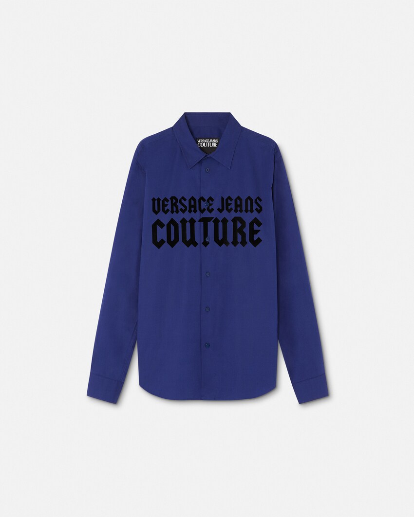 Gothic Logo Regular-Fit Shirt | VERSACE CA