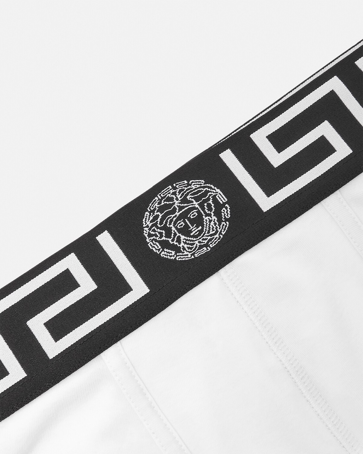 Versace Greca Border Long Trunks | VERSACE