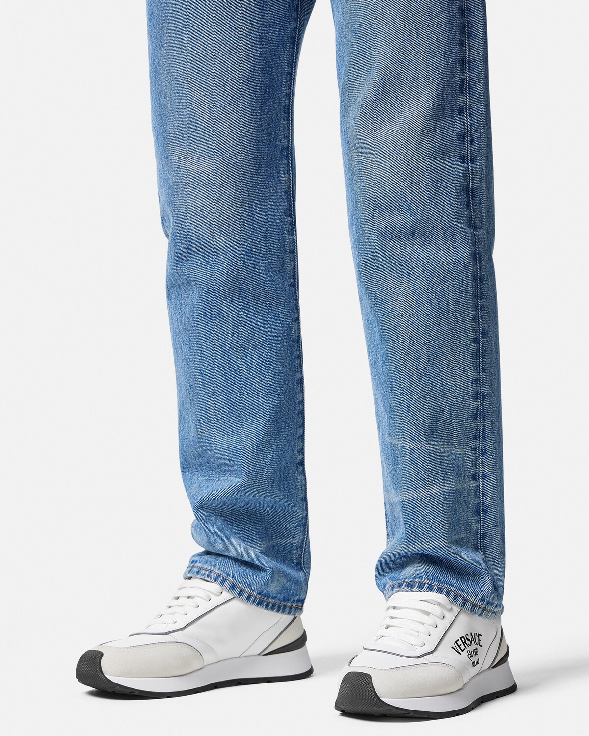 Versace Milano Runner Sneakers White | VERSACE