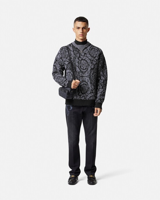 Men's Designer Sweaters & Cardigans | VERSACE US