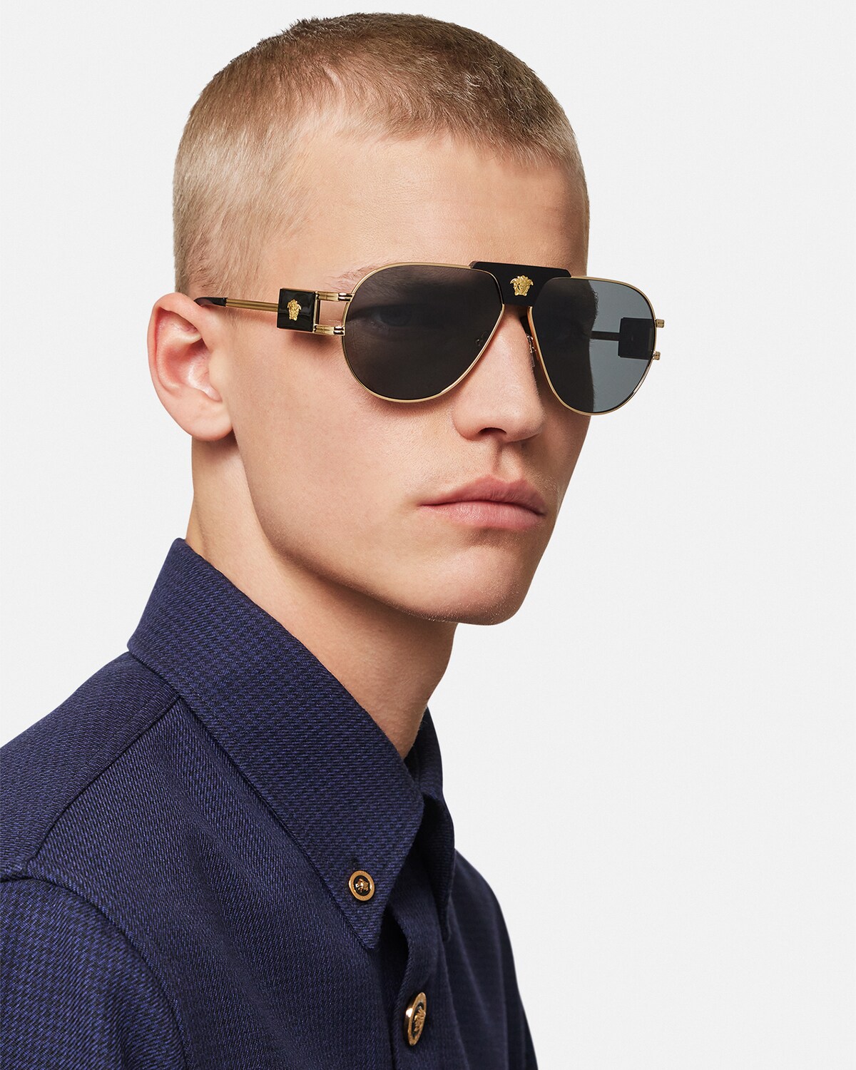 Versace Special Project Aviator Sunglasses for Men | Online Store EU