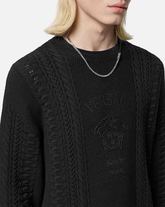 Men's Luxury Knitwear: Designer Sweaters & Cardigans | VERSACE US