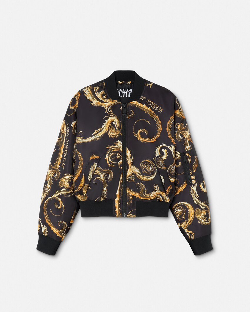 Chromo Couture Bomber Jacket | VERSACE US