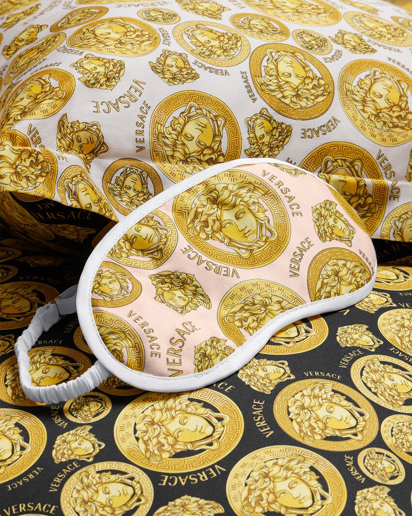 Medusa Amplified Sleep Mask Pink | VERSACE