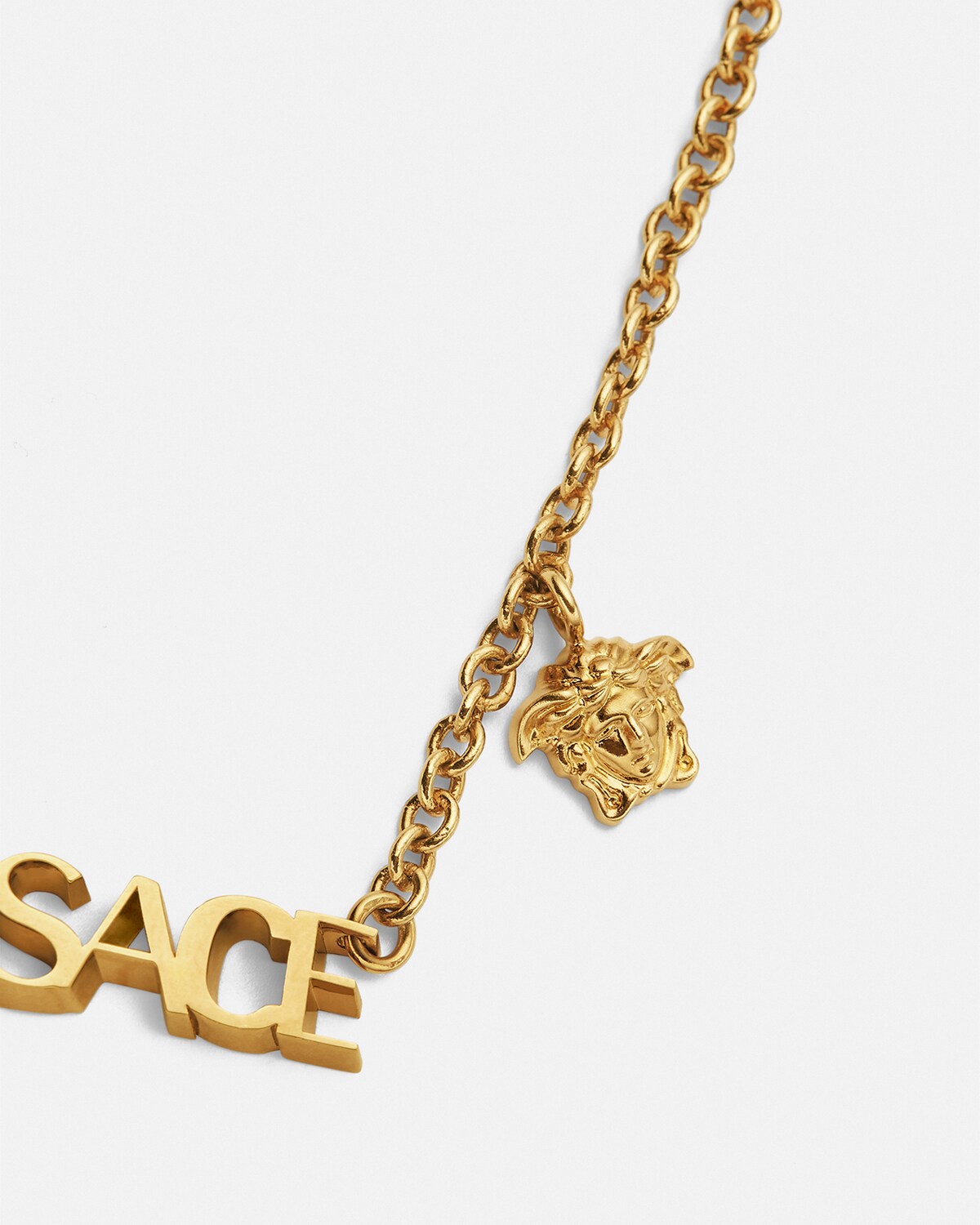 Logo Necklace Gold | VERSACE AU