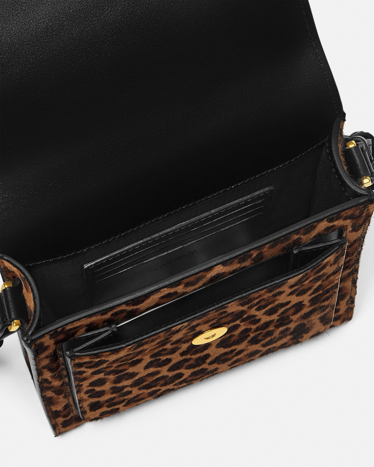 Leopard Medusa Biggie Crossbody Bag Animalier | VERSACE