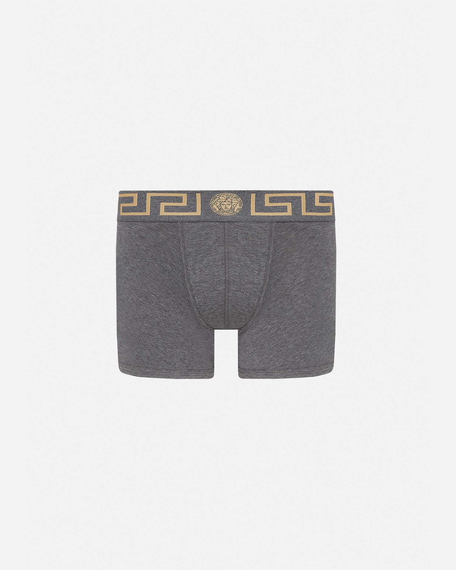 Versace Underwear E Beachwear Greca Border Long Trunks In Red | ModeSens