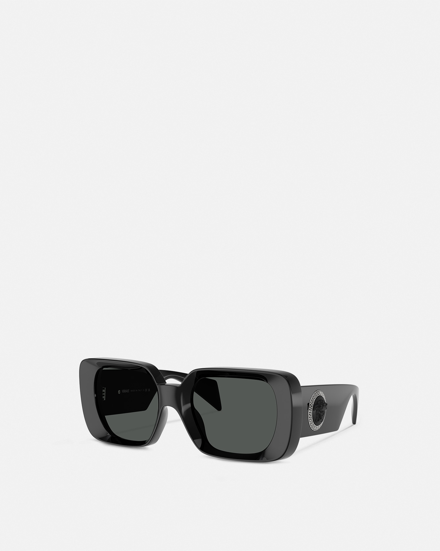 Versace Medusa Medallion Sunglasses In Black | ModeSens