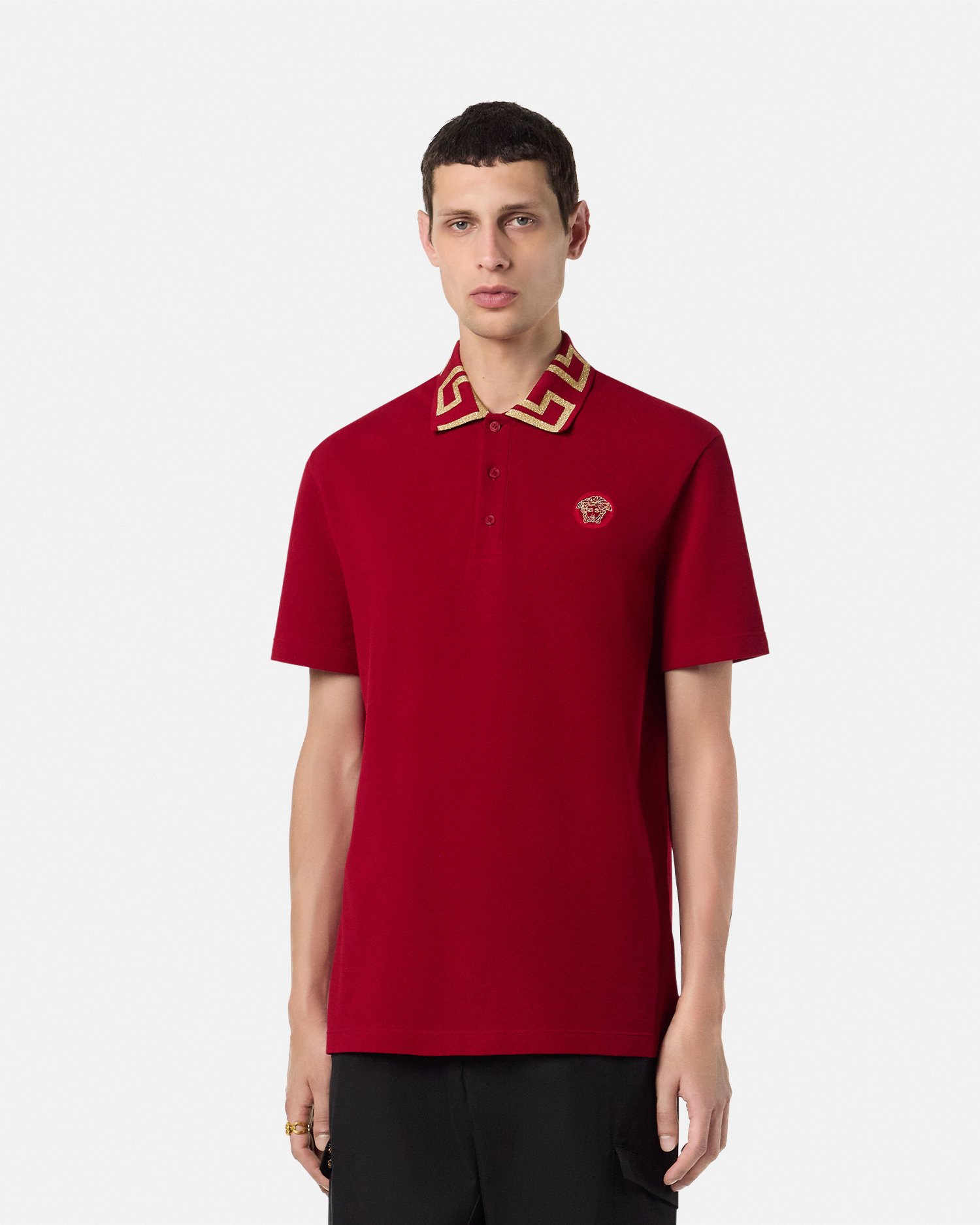 versace polo top