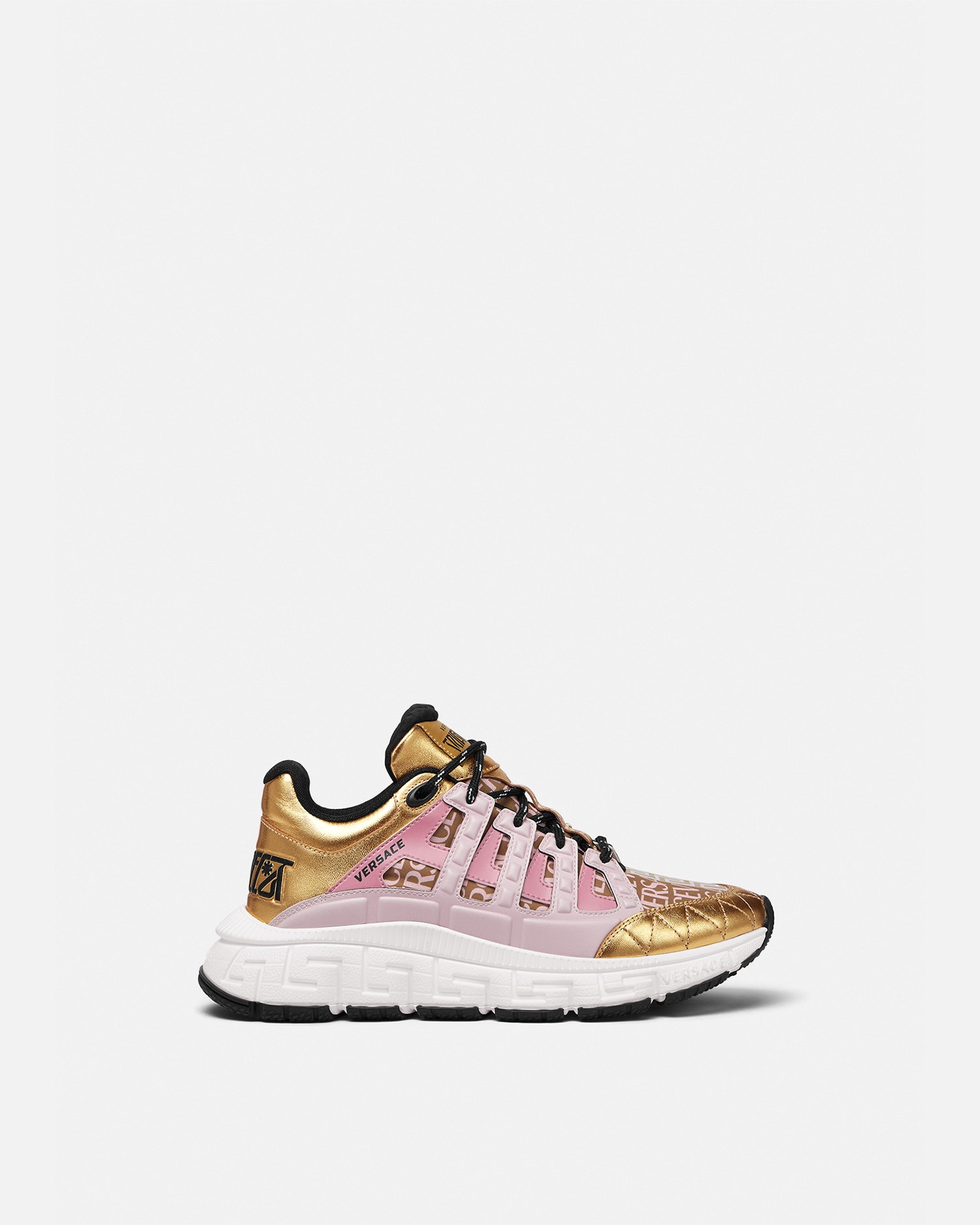 Versace Trigreca Trainers In Pink | ModeSens