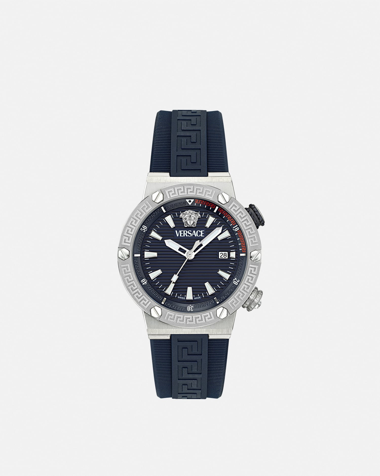 Versace Greca Logo Diver Watch | ModeSens