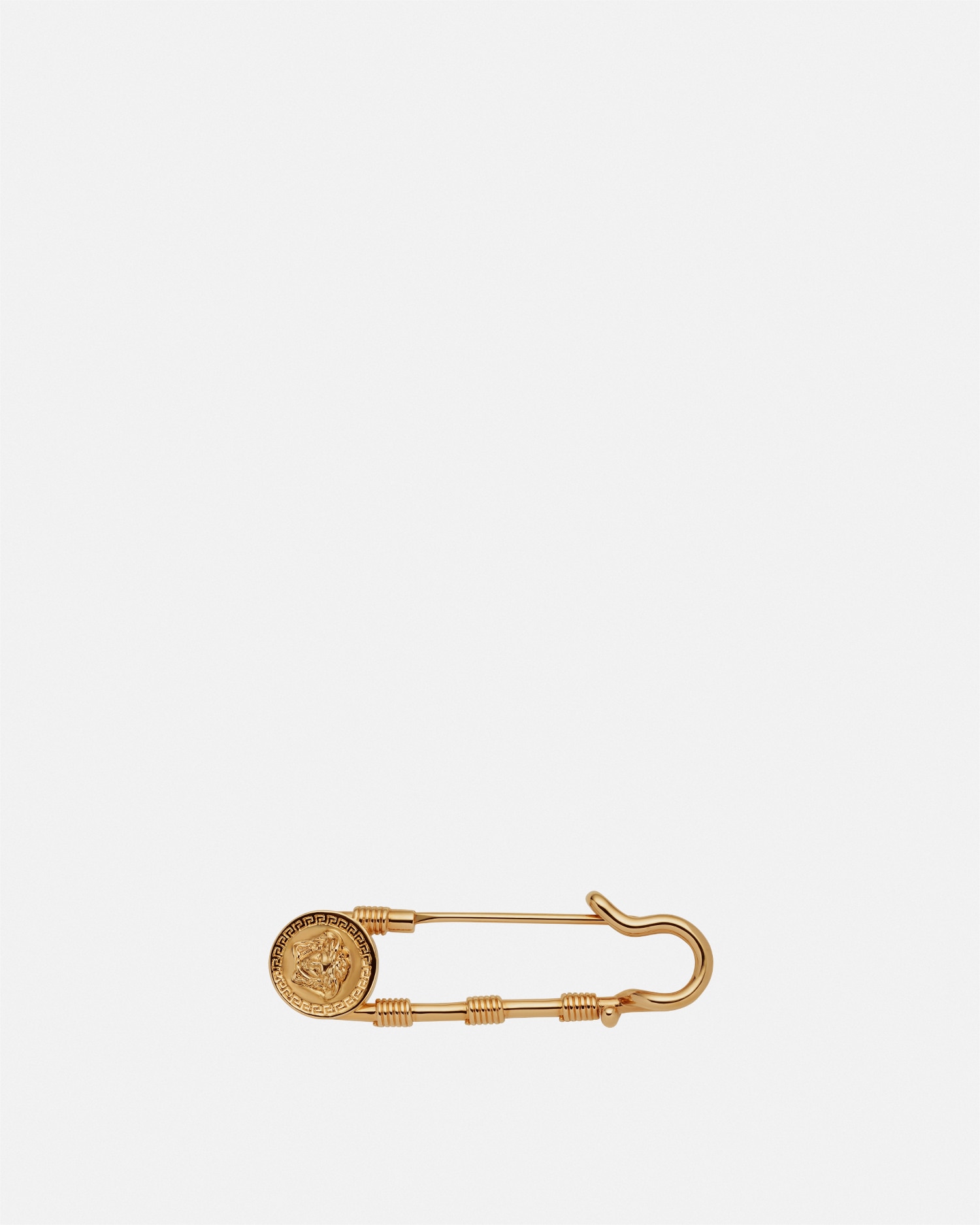 Safety Pin Brooch Gold VERSACE